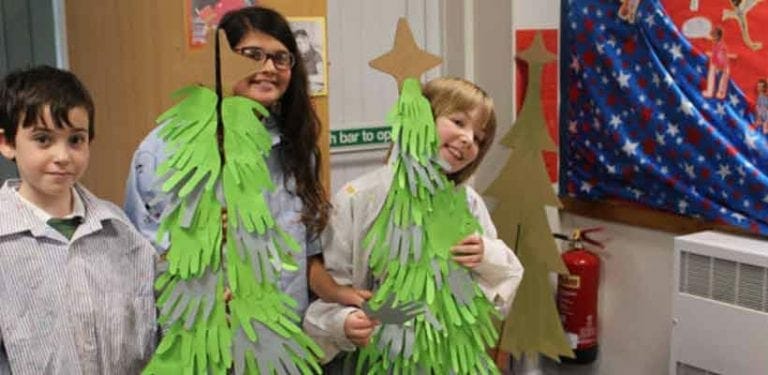 Cardboard Christmas Trees: Cricklade Primary School Project | GWP Group